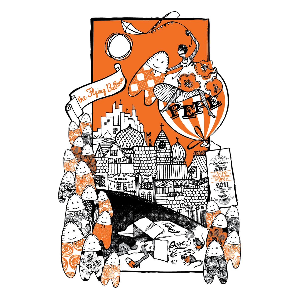 Pepe & The Flying Balloon – Tulisan